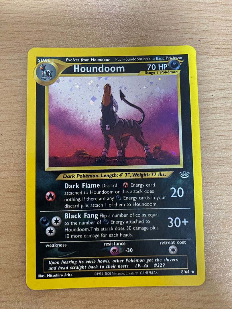 Houndoom Neo Revelations 8/64, Hobbies & Toys, Memorabilia & Collectibles, Vintage Collectibles ...