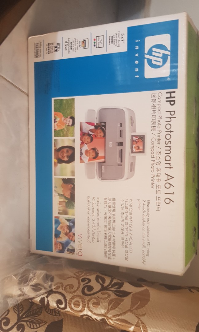 HP Photo printer A616 - sparingly used, Computers & Tech, Printers ...
