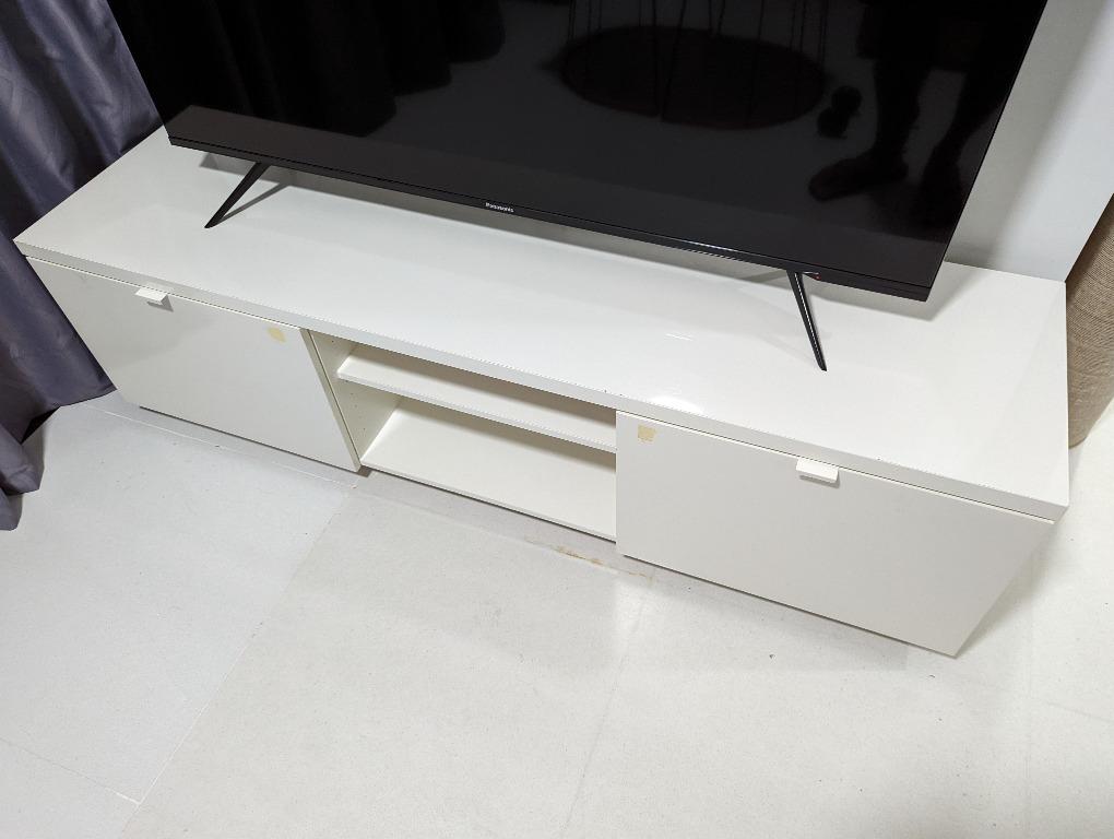 IKEA BYÅS TV Bench, Furniture & Home Living, Furniture, TV Consoles on ...