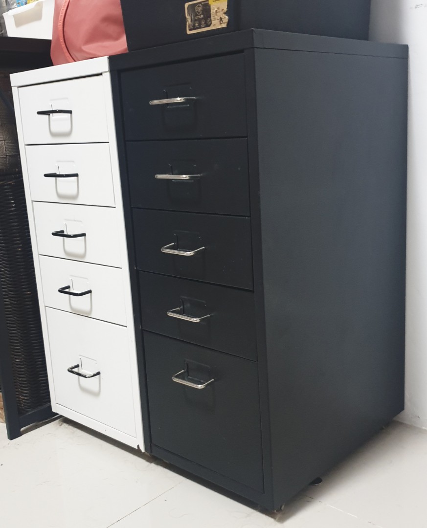 Ikea Metal Drawer - Black, Furniture & Home Living, Home Improvement ...