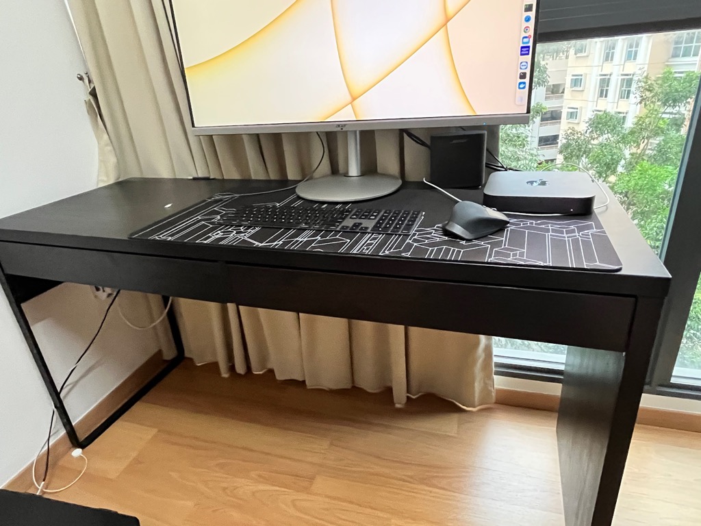 Ikea office table , Furniture & Home Living, Furniture, Tables & Sets ...