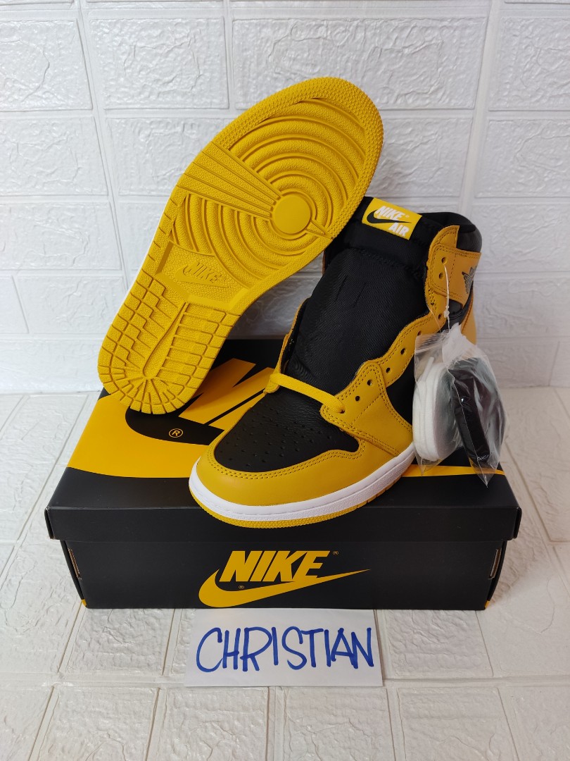 Jordan 1 High Pollen, Men's Fashion, Footwear, Sneakers on Carousell