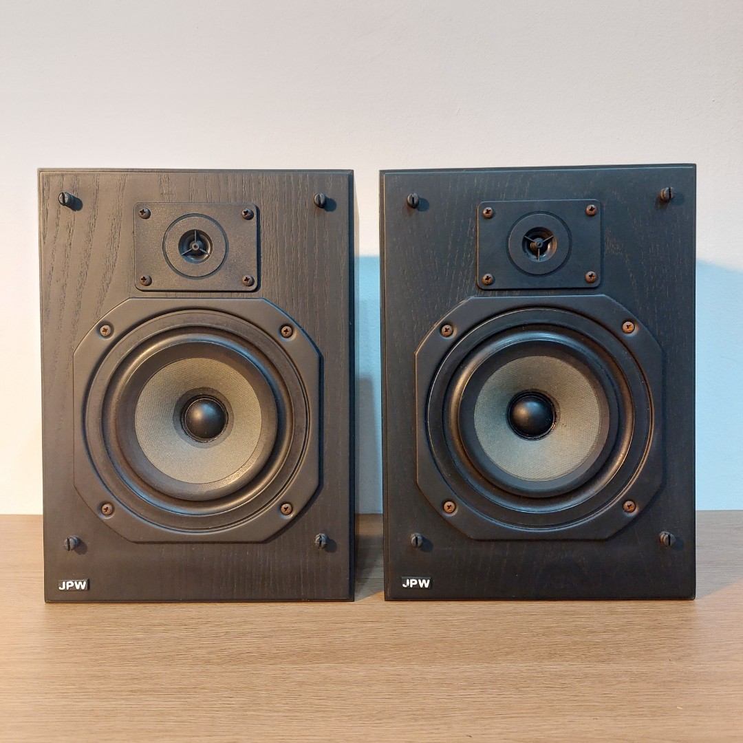 JPW Sonata 2-way double-braced Bookshelf Speakers RECAPPED and UPGRADED ...
