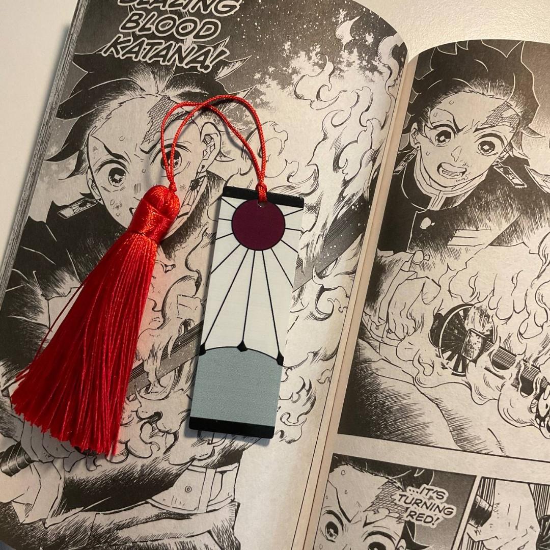 Kimetsu no Yaiba : Demon Slayer Tanjiro Hanafuda Acrylic Bookmark ...