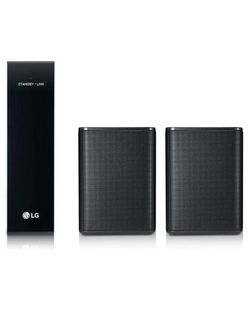 LG SPK8-S 2.0 Channel Sound Bar Wireless Rear Speaker Kit, Audio ...