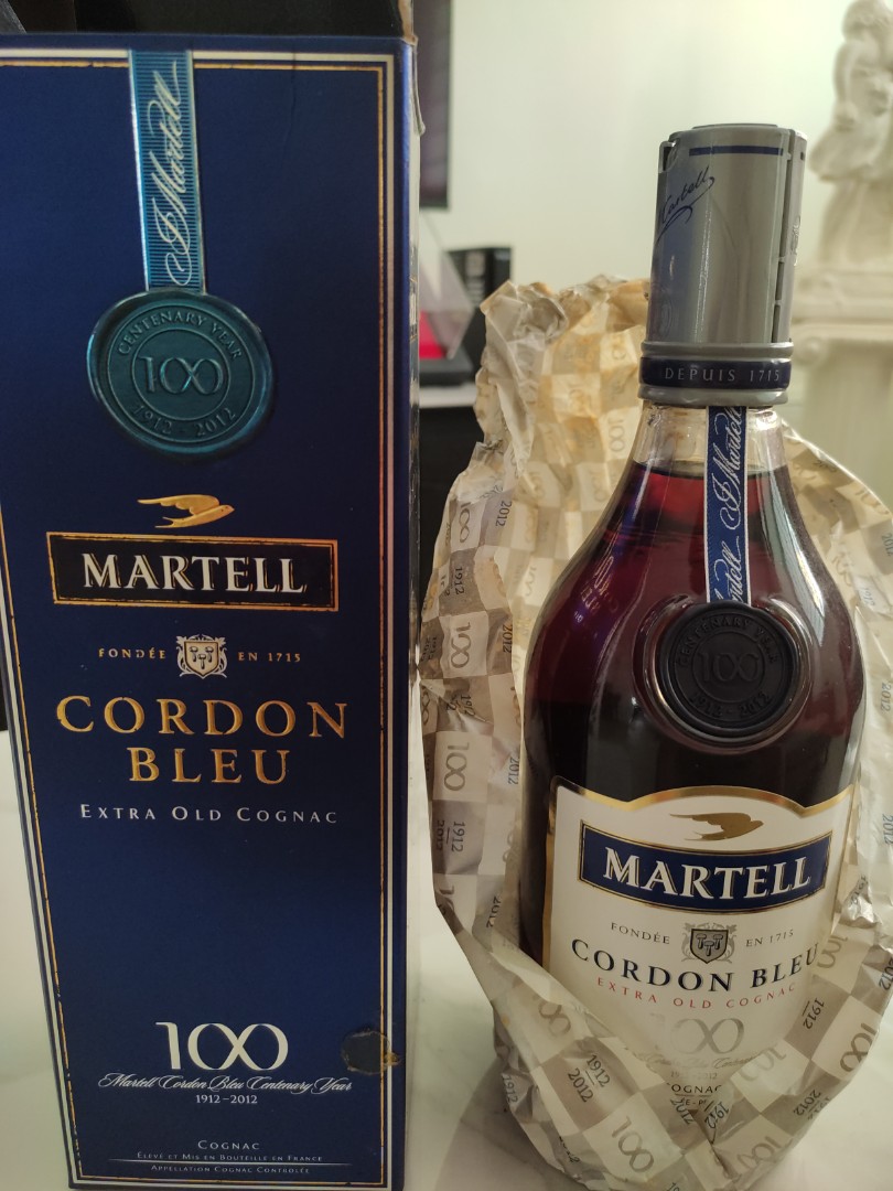 Martell Gordon bleu, Food & Drinks, Alcoholic Beverages on Carousell