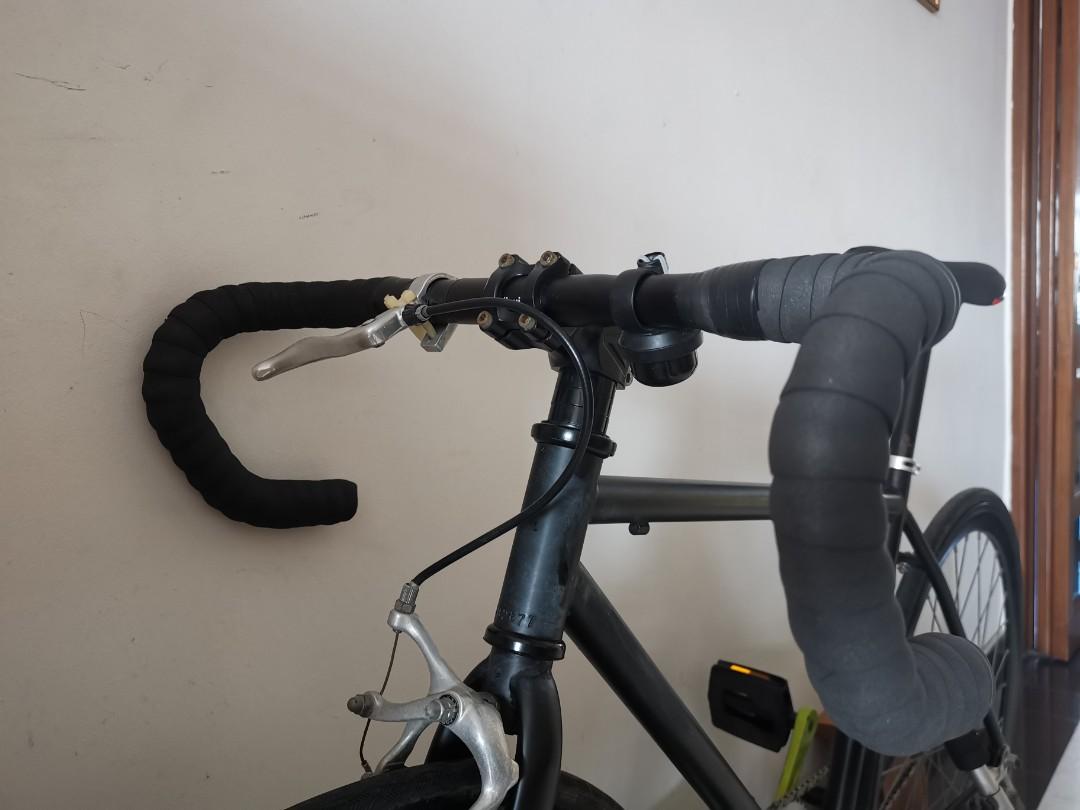 Matte Black Steel Frame Fixie, Sports Equipment, Bicycles & Parts ...