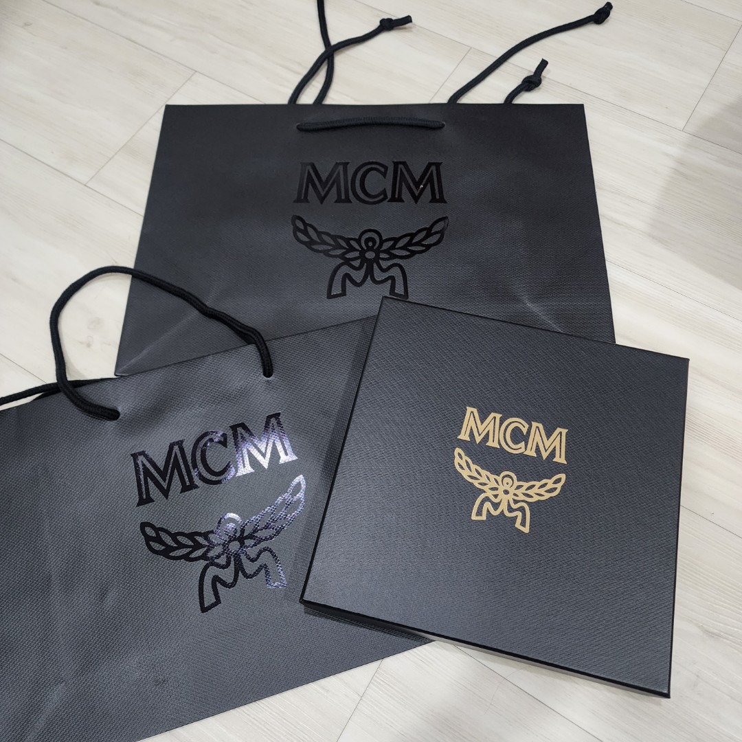 MCM Box & Paper Bag, Luxury, Accessories on Carousell