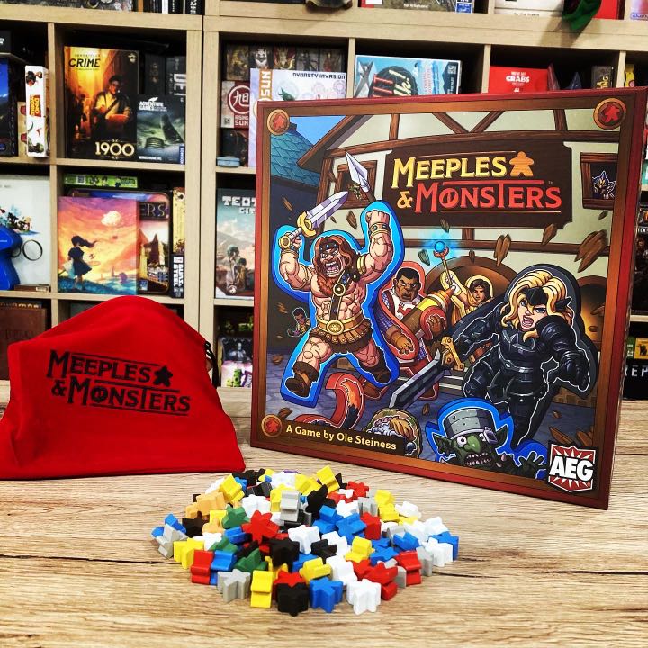 Meeples & Monsters Board Game, Hobbies & Toys, Toys & Games on Carousell