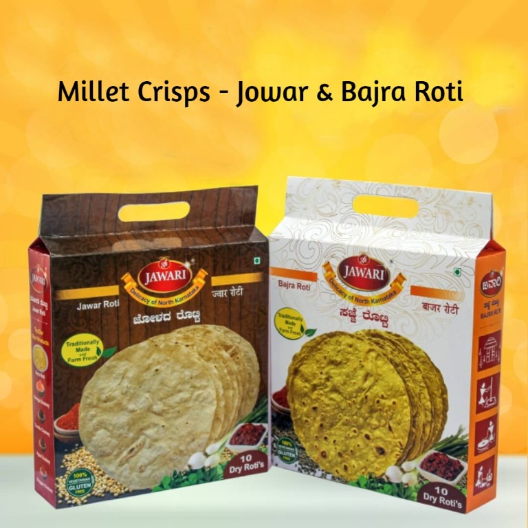 Millet Crisps - Jowar & Bajra Roti (Free Delivery), Food & Drinks ...