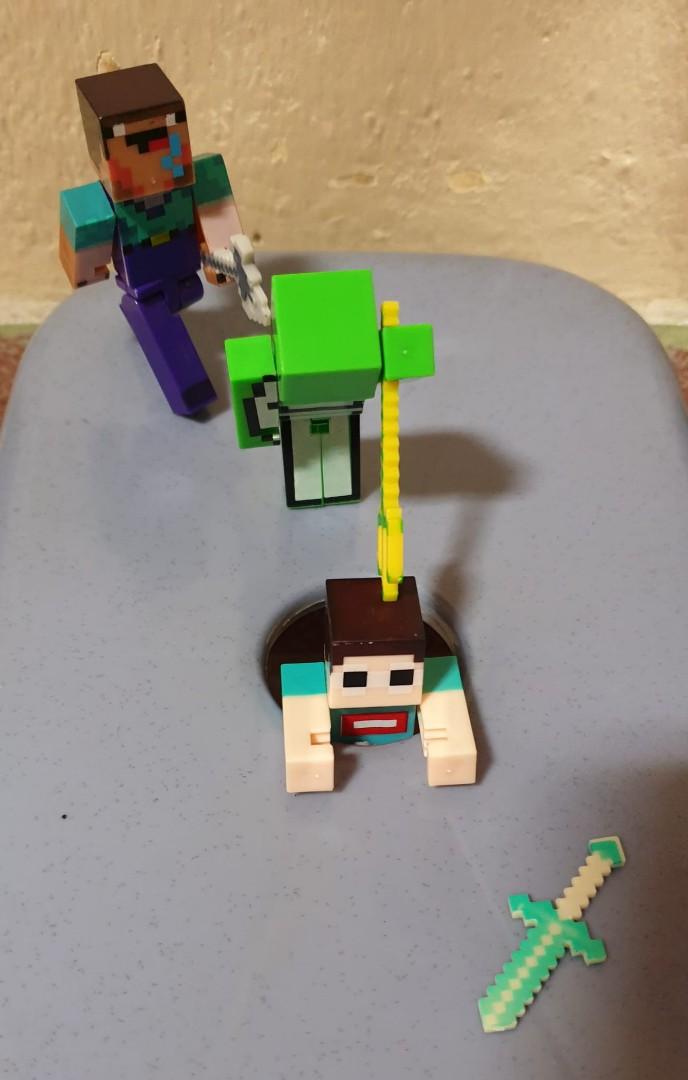 [INSTOCK NOW] Minecraft Figurine Dream Noob1234 George, Hobbies & Toys ...