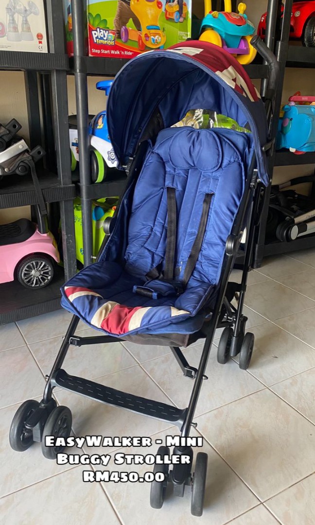 Mini cooper easy walker blue colour, Babies & Kids, Going Out ...