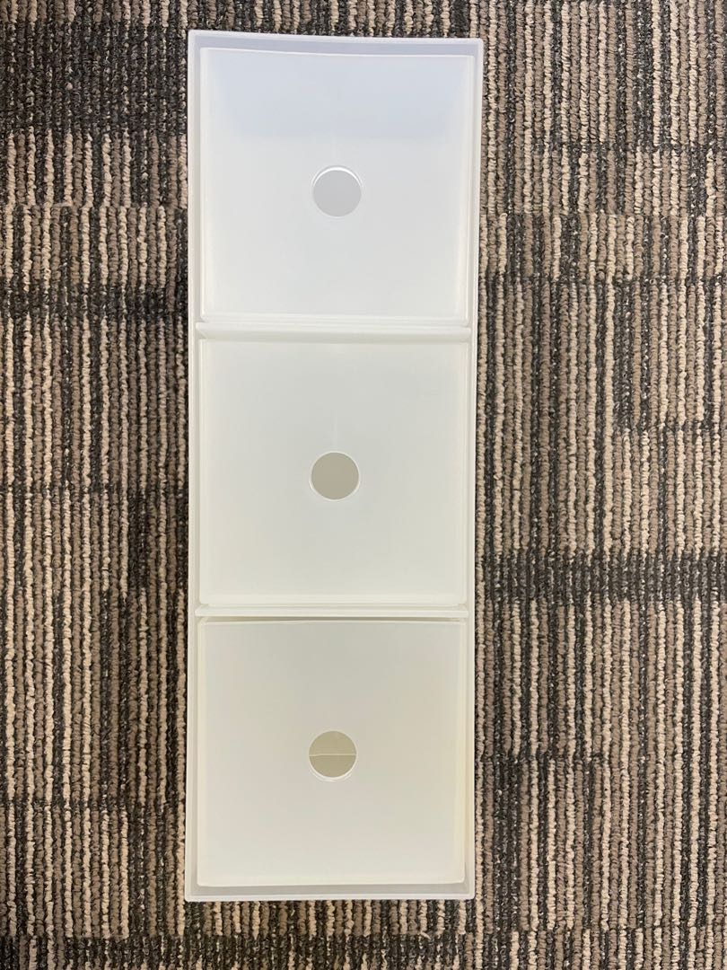 Muji storage box with 3 drawers, Furniture & Home Living, Furniture ...