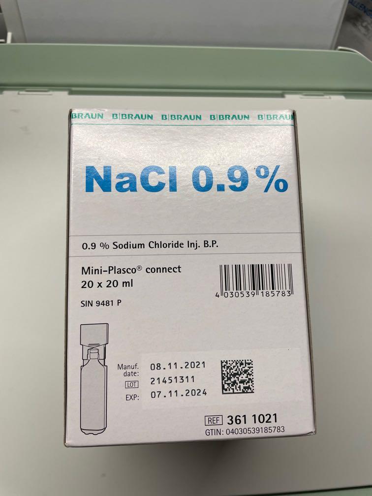 NaCl 0.9%, Health & Nutrition, Medical Supplies & Tools on Carousell
