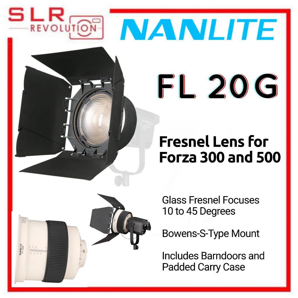 Nanlite FL-20G Fresnel Lens for Bowens Mount, Photography, Photography ...