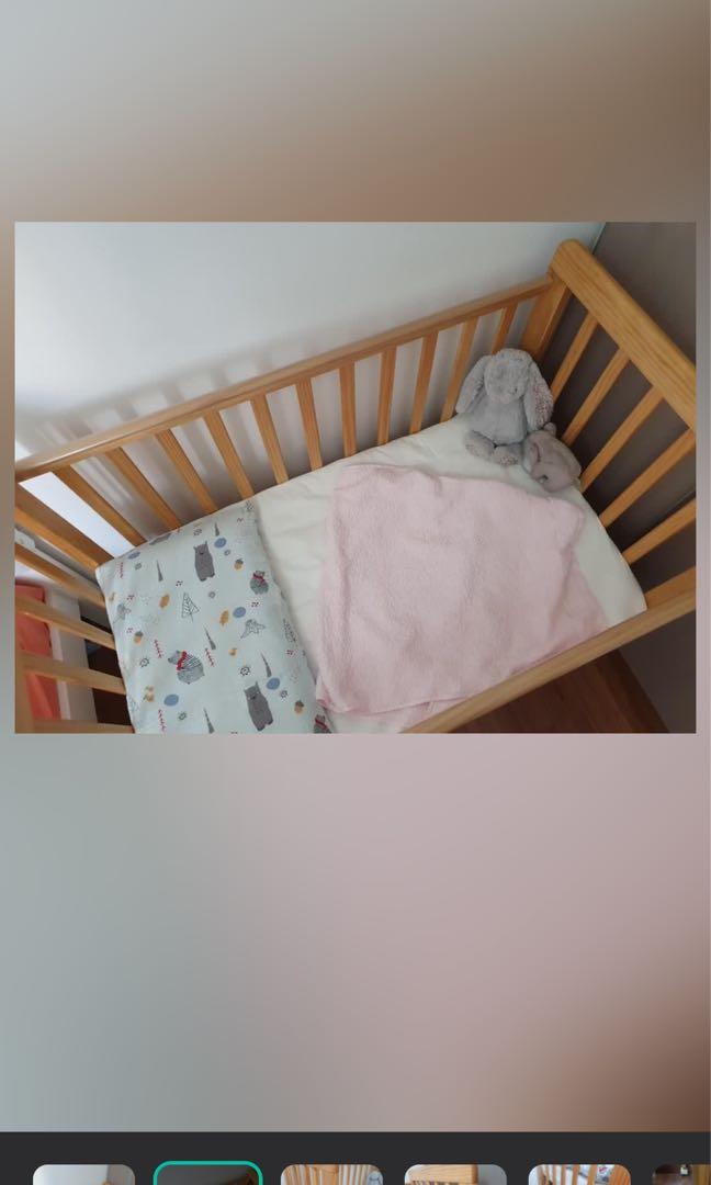 Narrow baby cot, Babies & Kids, Baby Nursery & Kids Furniture, Cots ...