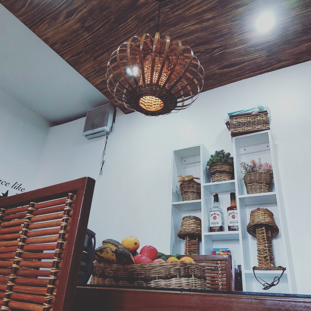 Native rattan /bamboo chandelier, Furniture & Home Living, Lighting ...