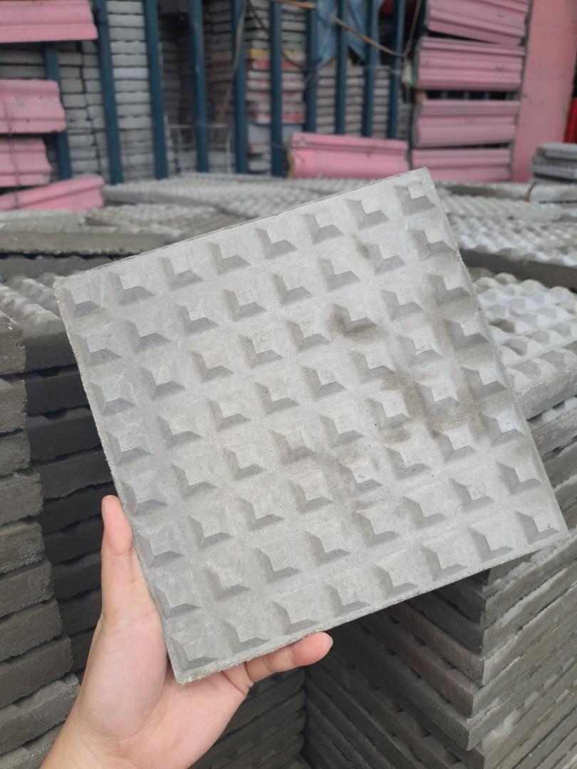 NON-SKID WAFFLE CONCRETE TILES, Commercial & Industrial, Construction ...