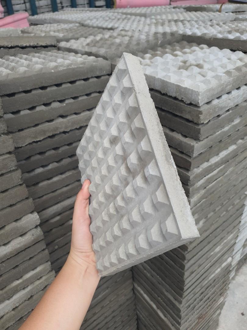 NON-SKID WAFFLE CONCRETE TILES, Commercial & Industrial, Construction ...