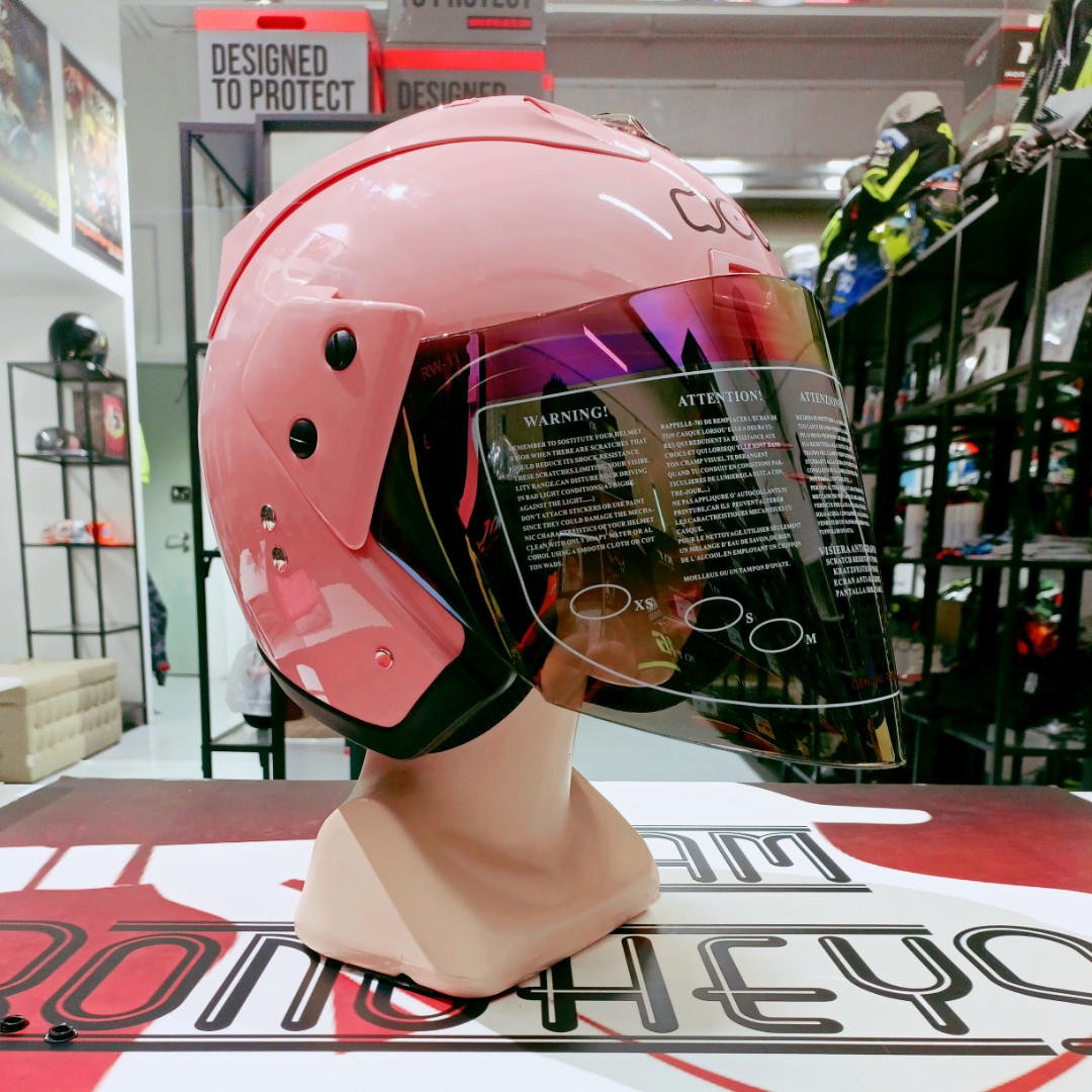 NOVA DOT*PSB APPROVED*PINK HELMET, Motorcycles, Motorcycle Apparel on ...