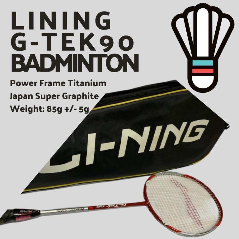 [OFFER $49] NEW LINING LI-NING Badminton GOSEN racket GTEK 90 racquets ...