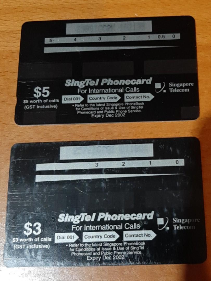 Old SingTel Phonecards, Hobbies & Toys, Memorabilia & Collectibles ...