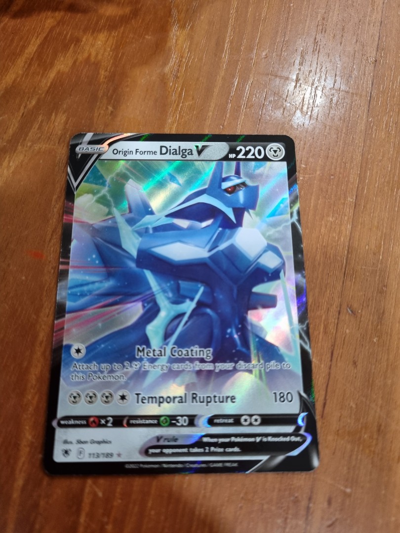 Origin form dialga V, Hobbies & Toys, Memorabilia & Collectibles ...