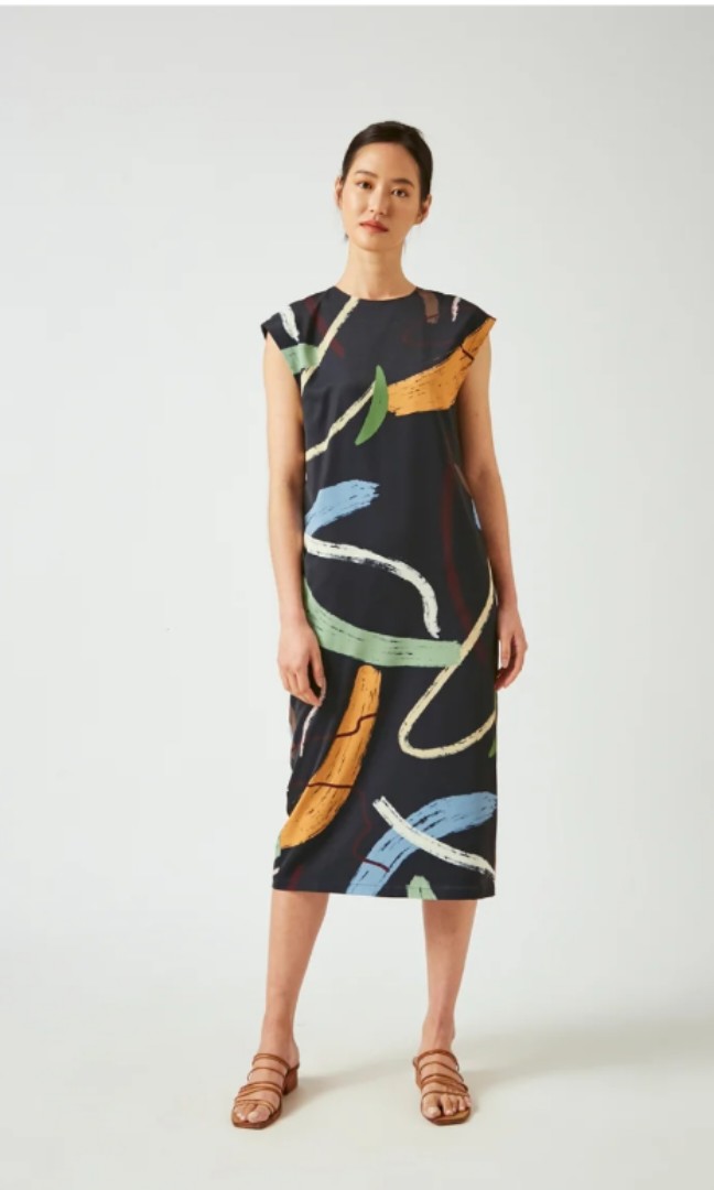 OSN Courtyard Midi Dress (M), Women's Fashion, Dresses & Sets, Dresses ...