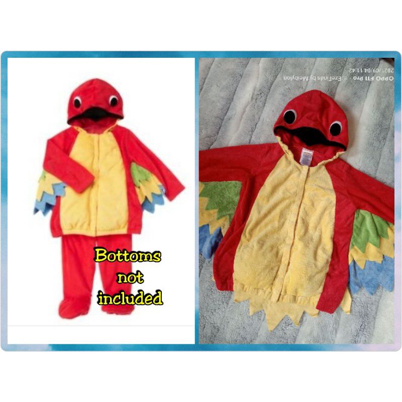 Parrot Jacket/Costume (Top Only), Babies & Kids, Babies & Kids Fashion ...