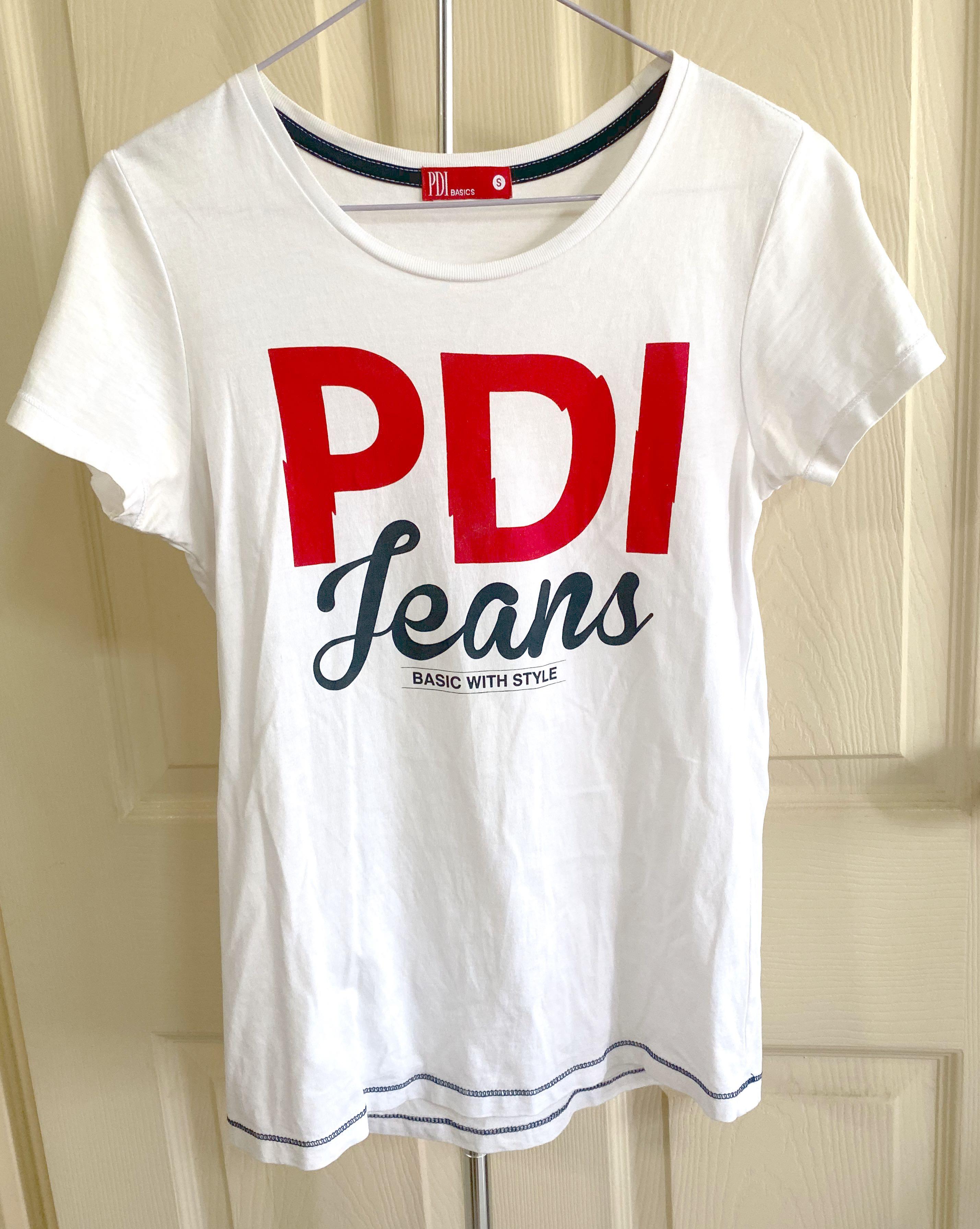 PDI basics white tshirt top, Women's Fashion, Tops, Shirts on Carousell