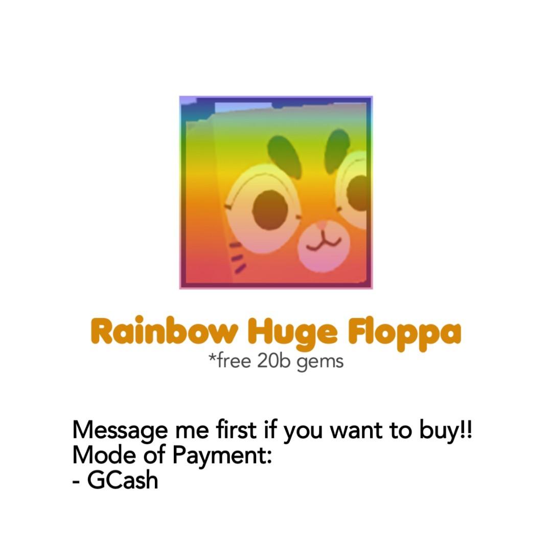 Pet Simulator X Exclusive Rainbow Huge Floppa, Video Gaming, Video ...