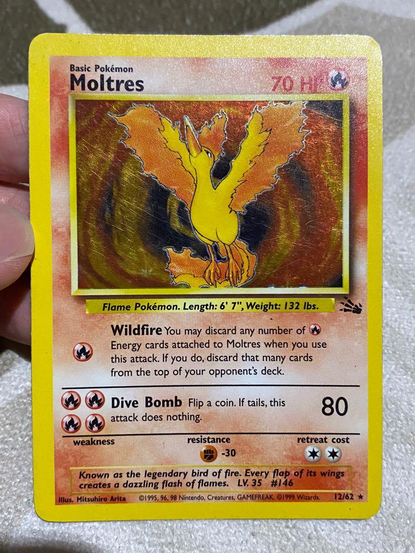 Pokemon base set zapdos articuno moltres holo, Hobbies & Toys, Toys ...