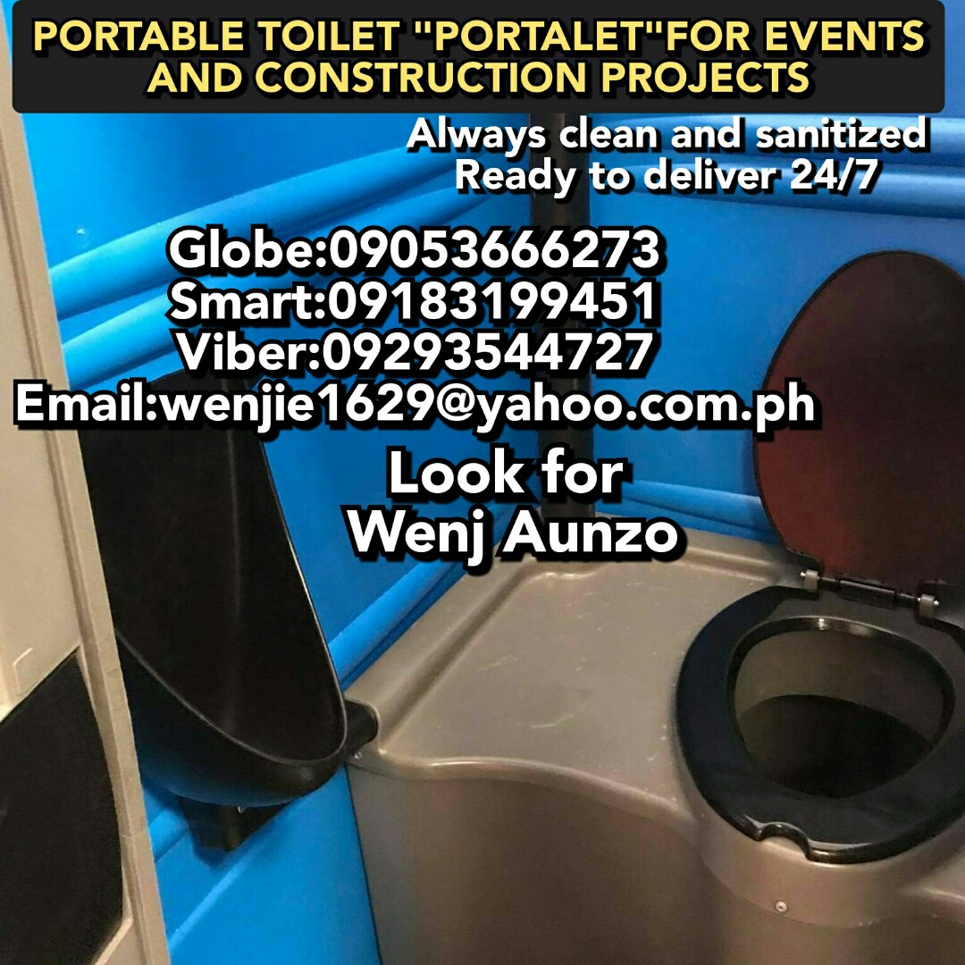 Portalet and Portable toilet U.S made armal brand, Furniture & Home ...