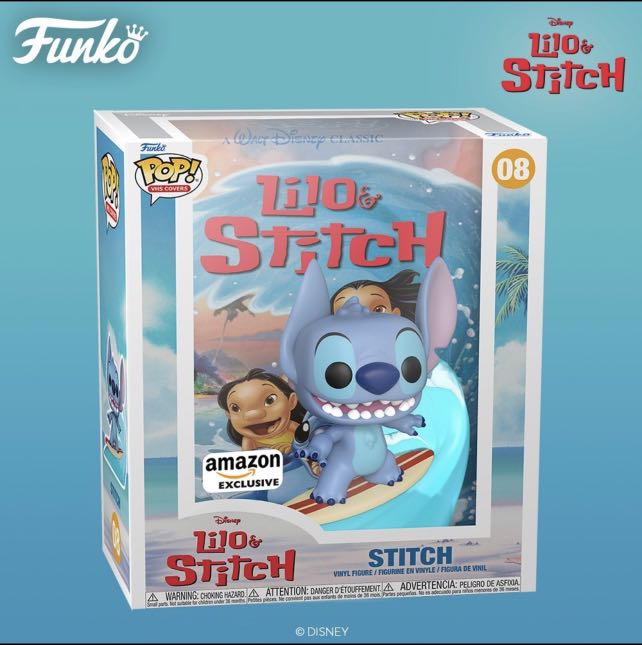 Preorder-Funko VHS Cover! Surfing Stitch 滑浪史迪仔, 興趣及遊戲, 玩具 & 遊戲類 - Carousell