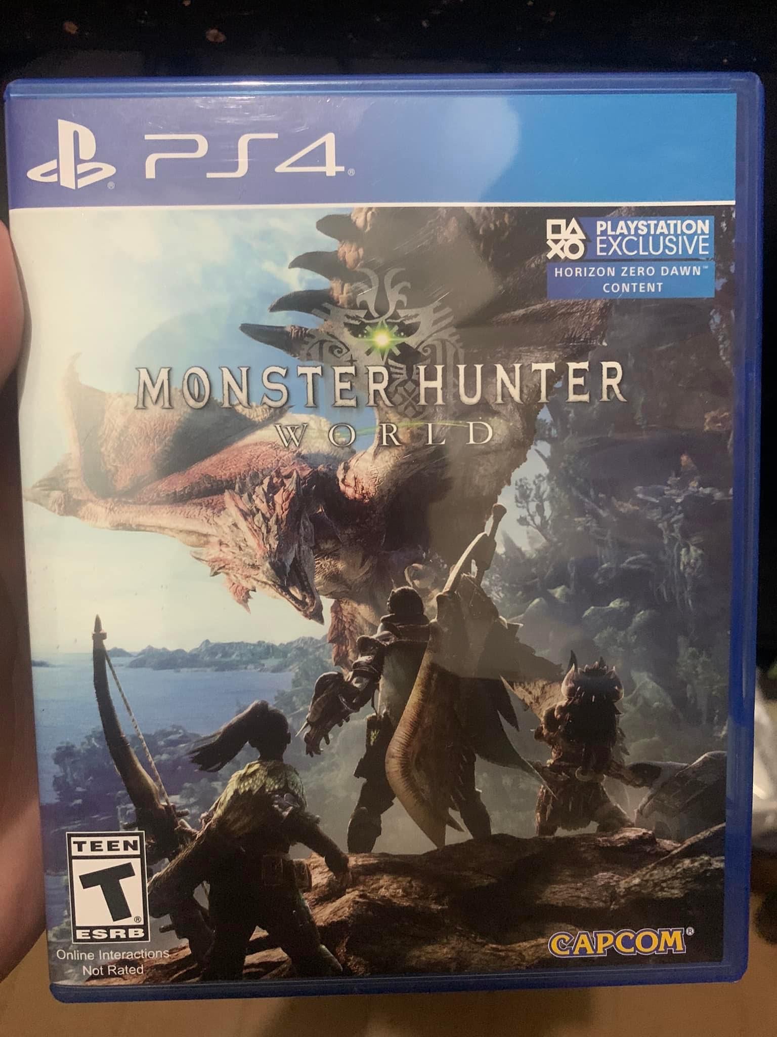 PS4 Monster hunter world, Video Gaming, Video Games, PlayStation on ...