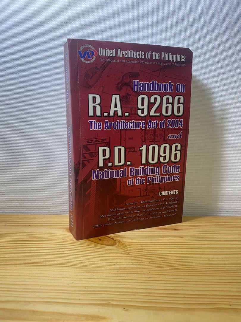 RA 9266 Architecture Act and PD 1096 National Building Code, Hobbies ... RA 9266 Architecture Act and PD 1096 National Building Code, Hobbies ...