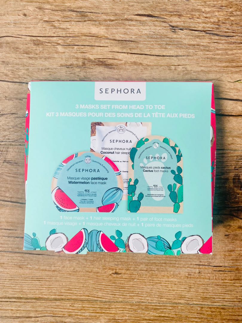 Sephora Collection 3 Masks set from head to toe (perfect gift gift set ...