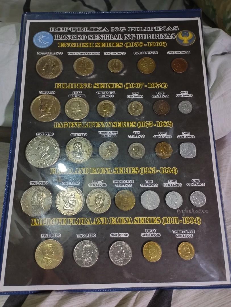 Set of Philippines Old Coins from English Series Toned Coins, Hobbies ...