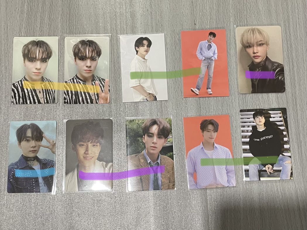 SEVENTEEN PHOTOCARDS ALBUMS, Hobbies & Toys, Collectibles & Memorabilia ...