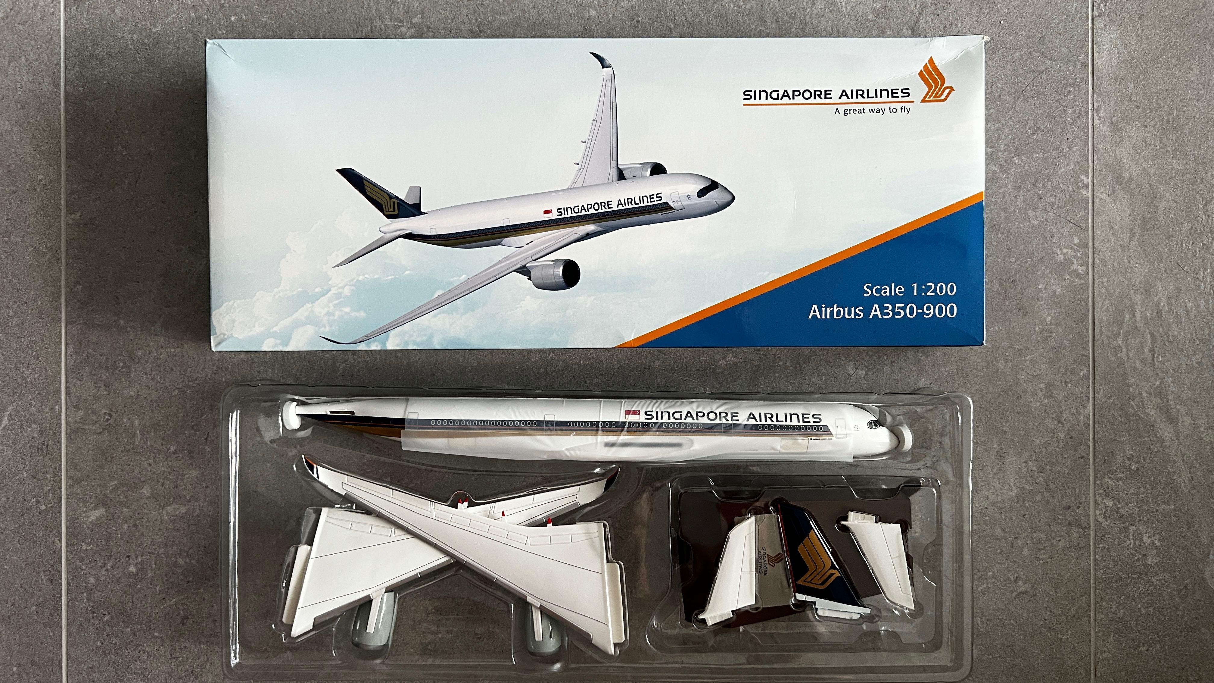SIA Singapore Airlines Airbus A350-900 A350 model aircraft SIA, Hobbies ...