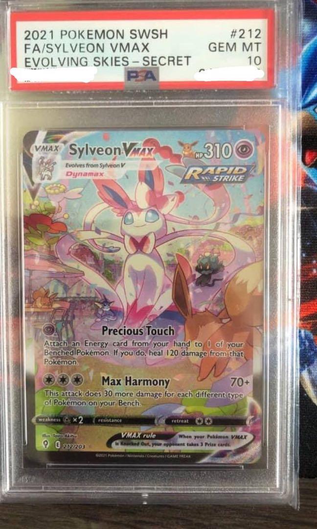 Sylveon Vmax AA PSA 10, Hobbies & Toys, Toys & Games on Carousell