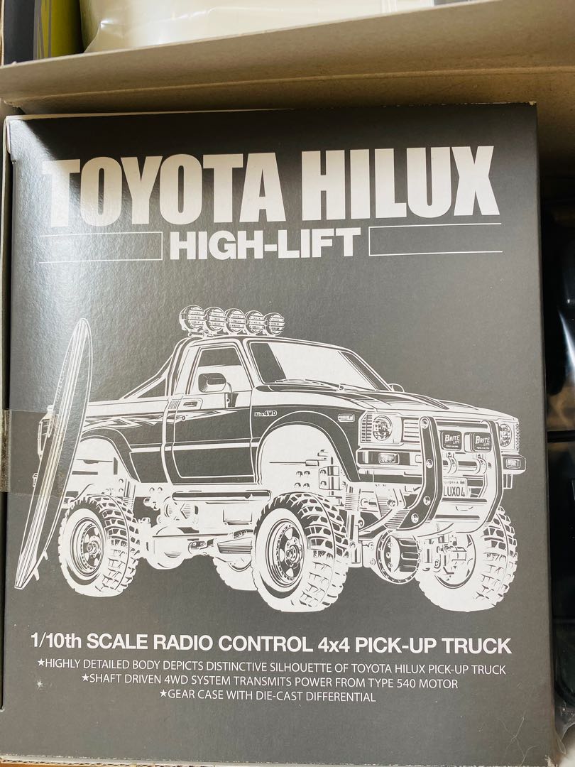 Tamiya 雙星 田 宮 四驅越野車 HILUX HIGH LIFT 遙控車 連滑浪板 58397 RC 1/10, 興趣及遊戲, 收藏品及 ...