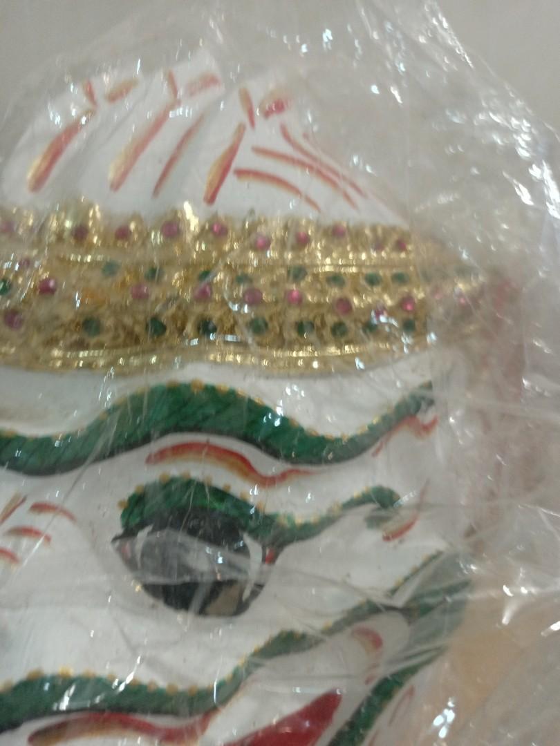 Thai Full Size Hanuman Mask / helmet / krop sian / amulet, Hobbies ...