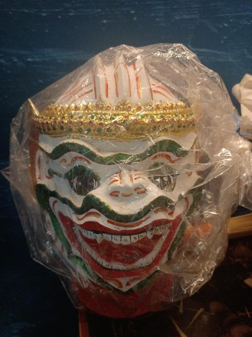 Thai Full Size Hanuman Mask / helmet / krop sian / amulet, Hobbies ...