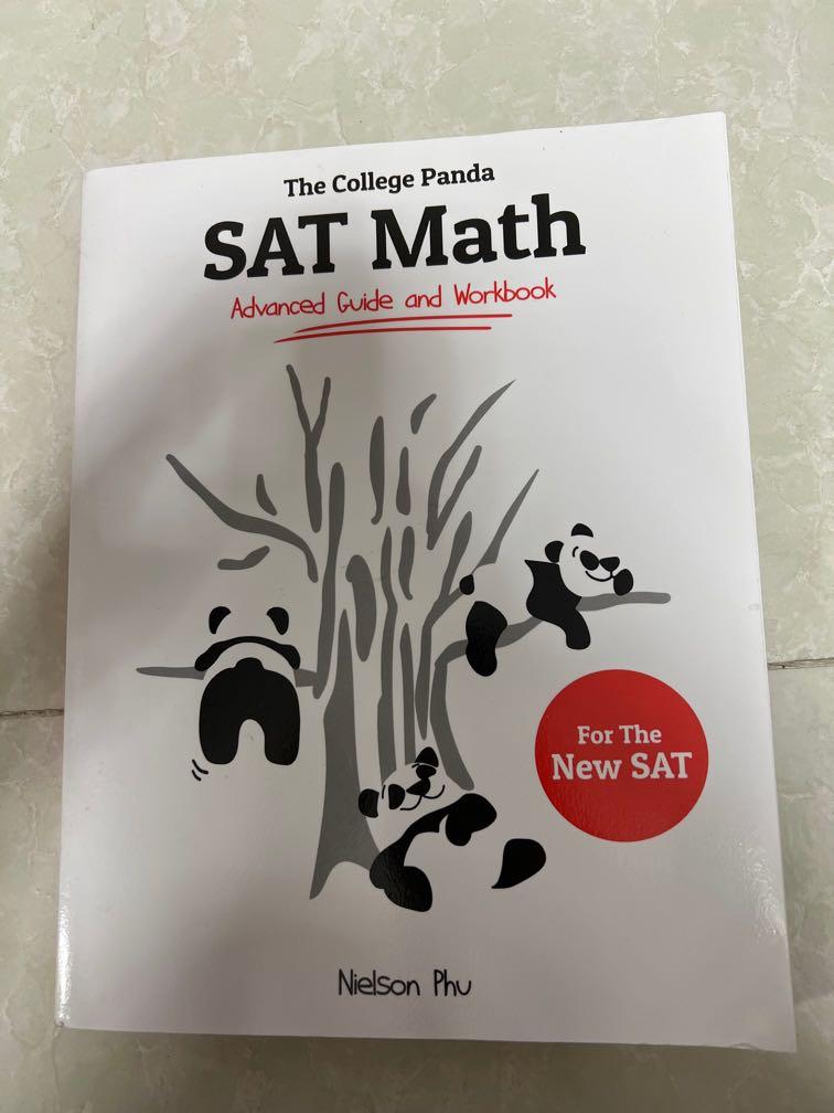 The College Panda SAT Math By Nielsen Phu, 興趣及遊戲, 書本 & 文具, 教科書 - Carousell