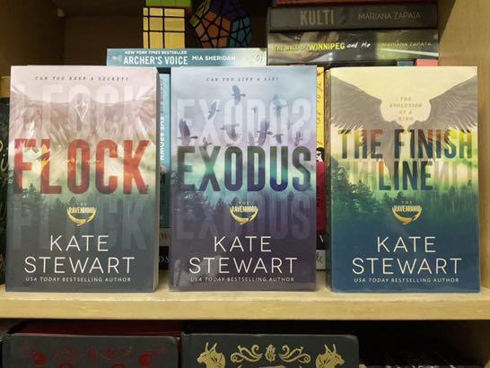 The Ravenhood Trilogy by Kate Stewart (Flock, Exodus, The Finish Line ...