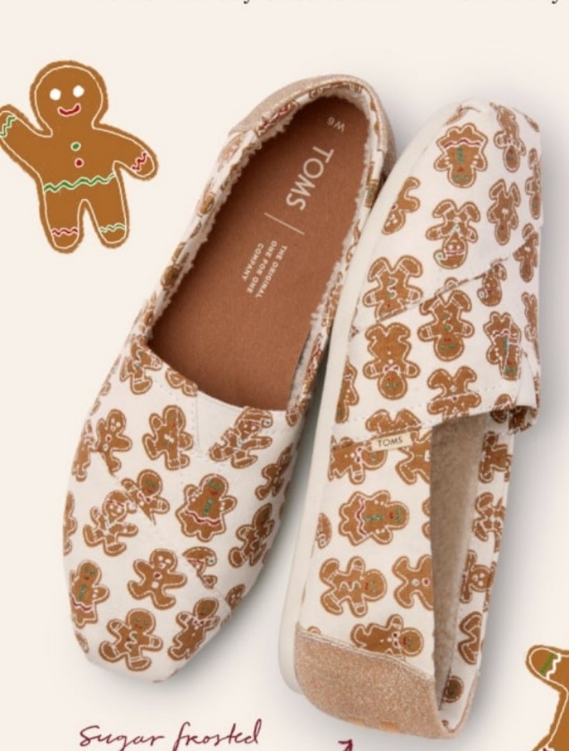 TOMS - Limited Edition Gingerbread Classics, Women's Fashion, Footwear ...