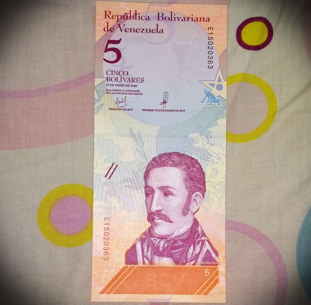 Uang kertas negara Venezuela gress seperti baru, Antik, Uang Lama di ...