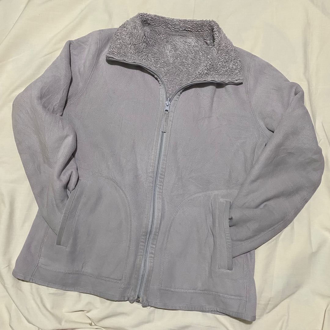 Uniqlo Reversible Fleece Jacket, Women's Fashion, Coats, Jackets and ...