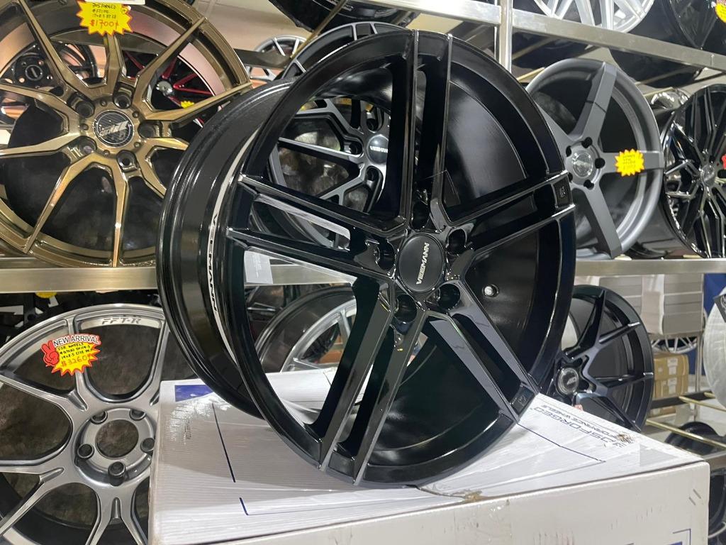VEEMANN RIMS V-FS33 18" BPB, Car Accessories, Tyres & Rims on Carousell